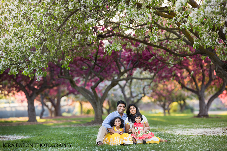 Colorful Spring Family Portraits | KIRA BARON PHOTOGRAPHY
